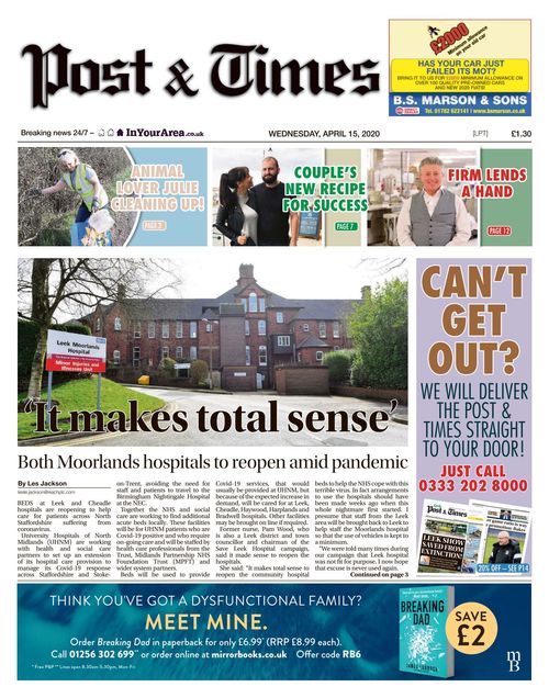 Leek Post And Times - 2020-04-15