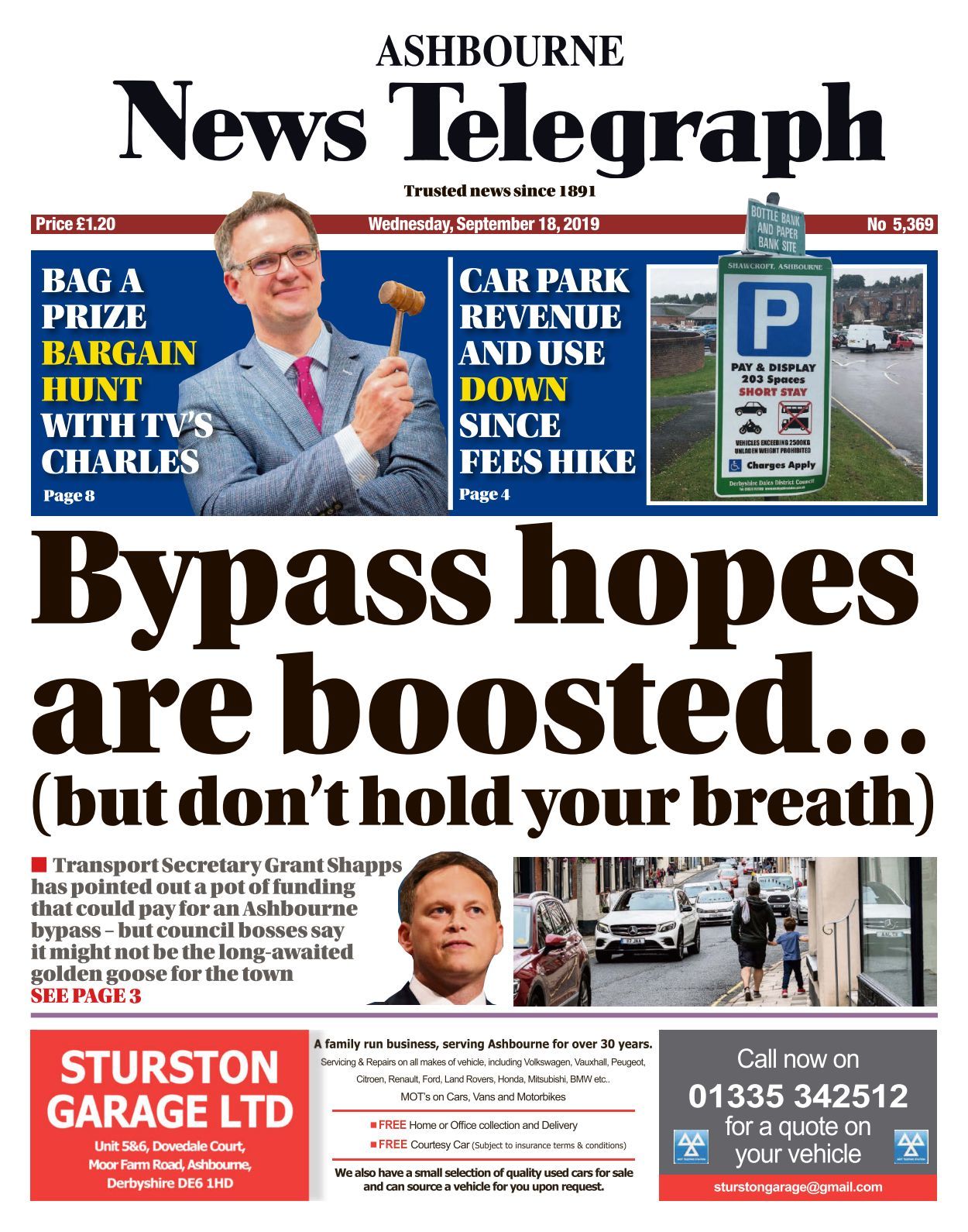 Ashbourne News Telegraph - 2019-09-18
