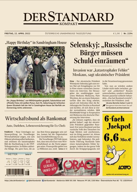 DER STANDARD Kompakt - 2022-04-22