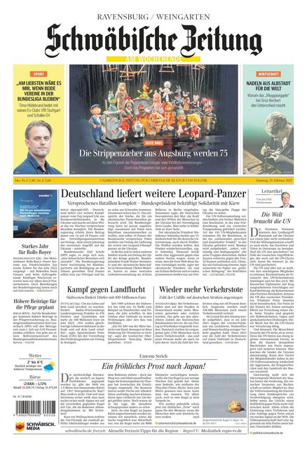 Schwäbische Zeitung (Ravensburg) - 2023-02-25