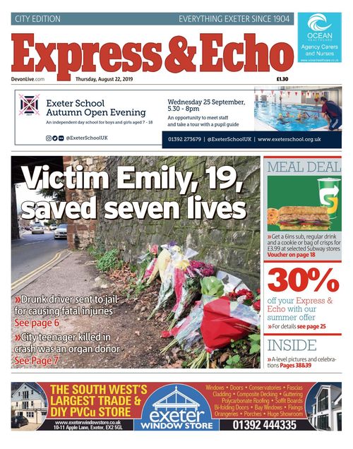 Exeter Express And Echo - 2019-08-22