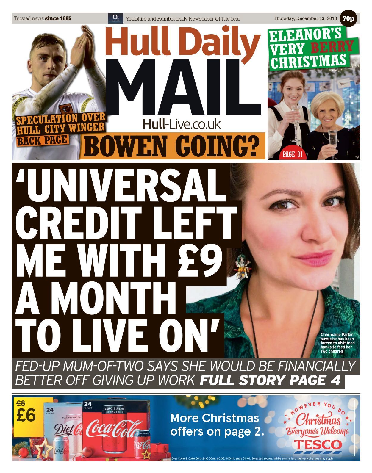Hull Daily Mail 2018 12 13