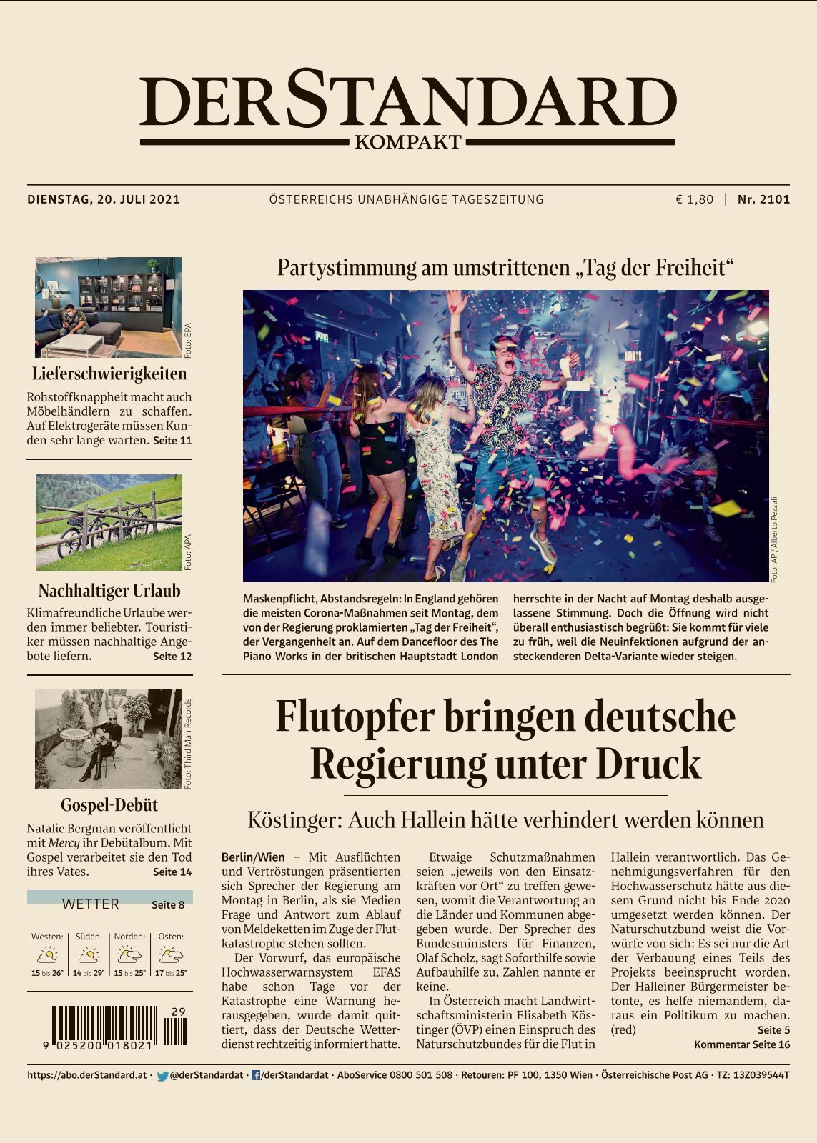 DER STANDARD Kompakt - 2021-07-20