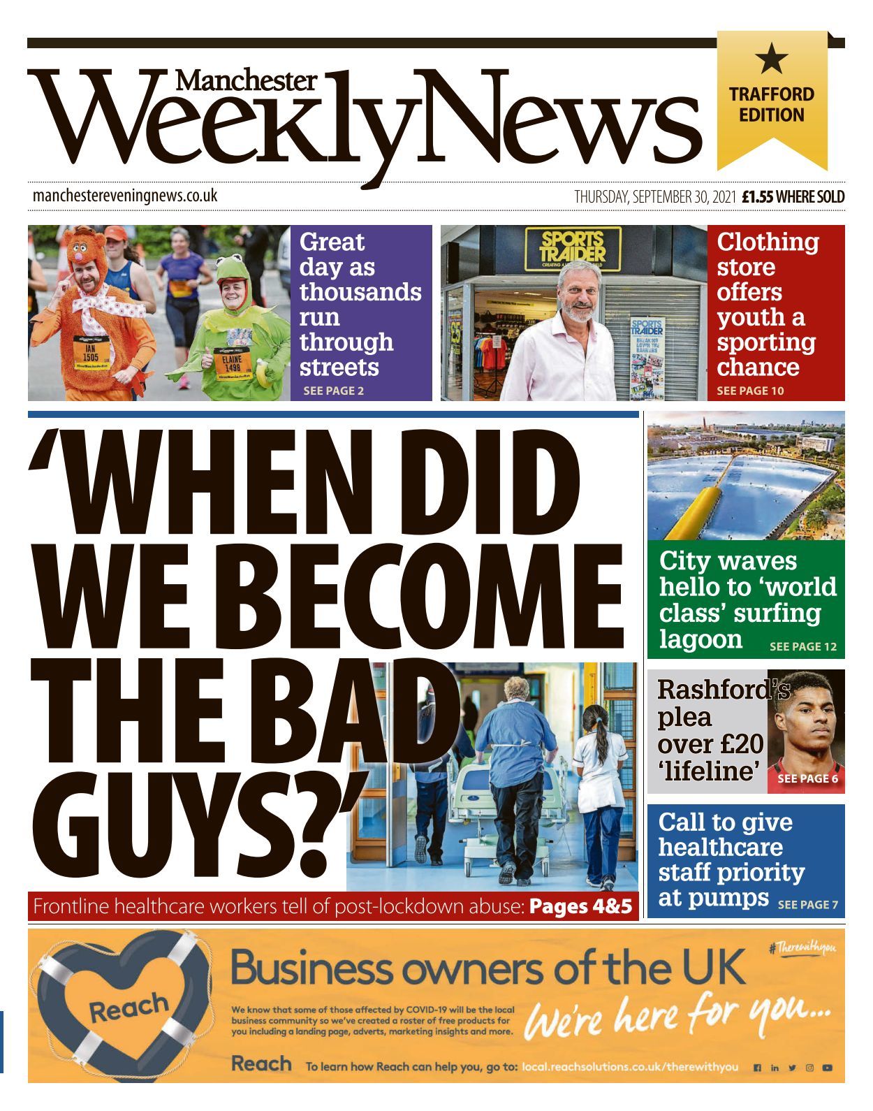 Manchester Weekly News Trafford - 2021-09-30