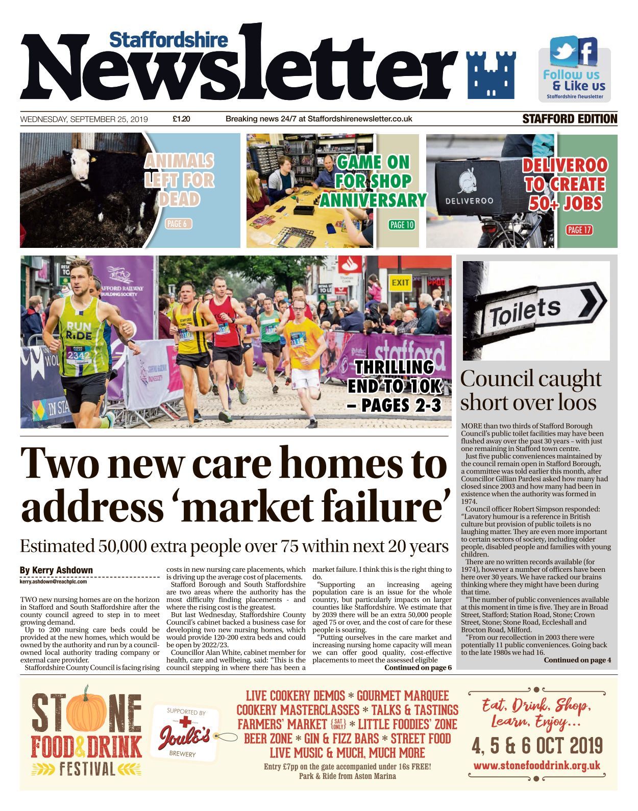 Staffordshire Newsletter - 2019-09-25