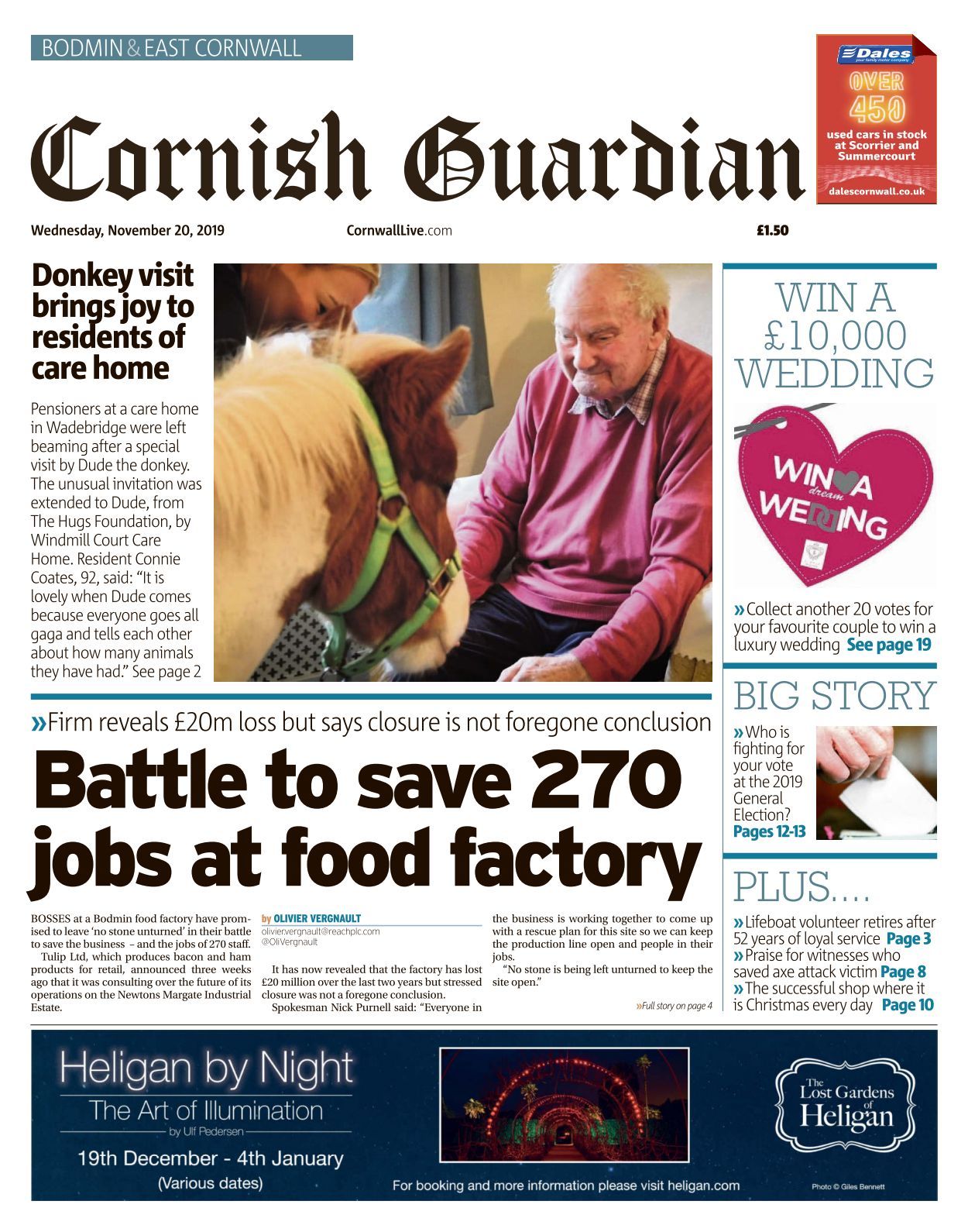 Cornish Guardian Bodmin - 2019-11-20