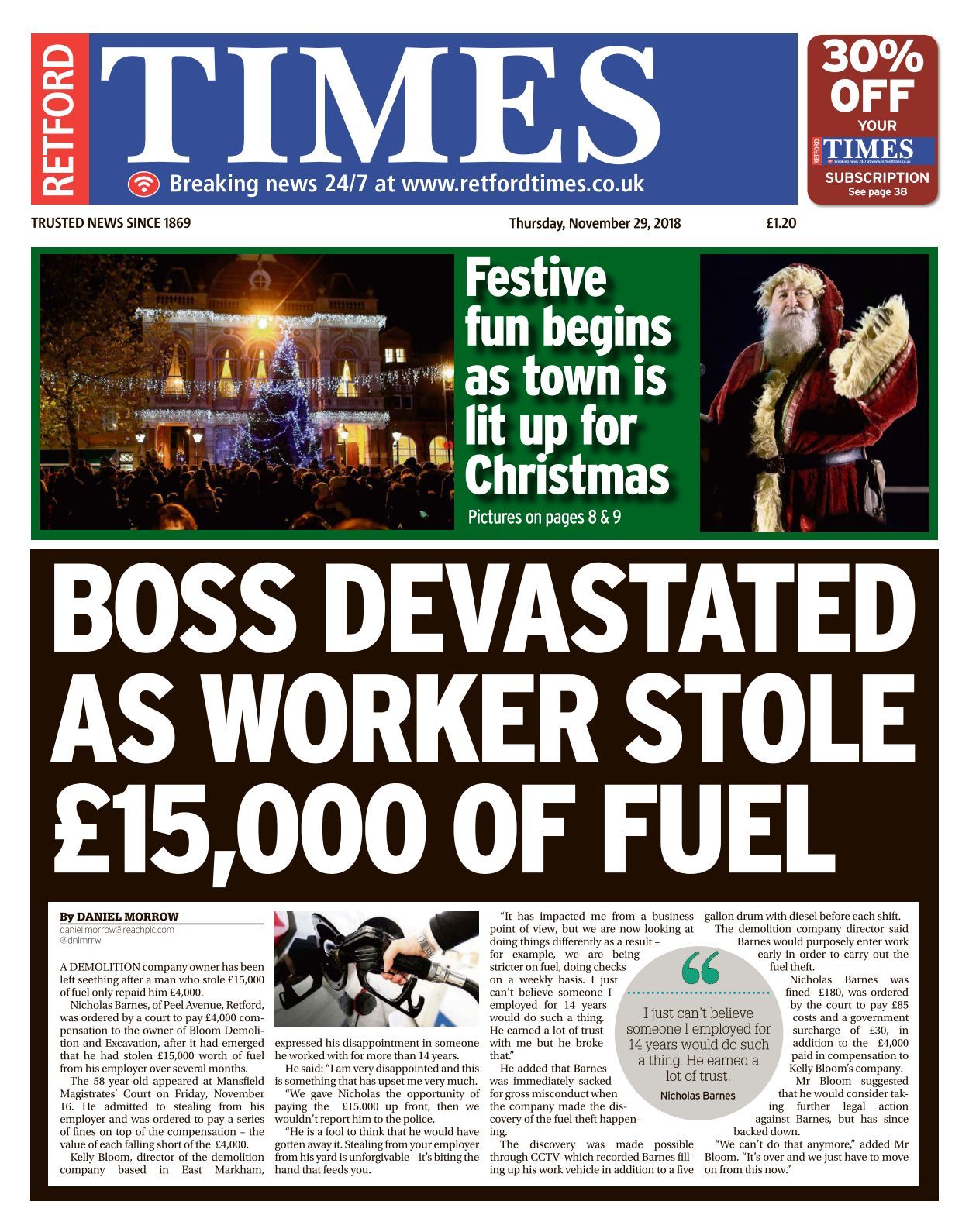 Retford Times - 2018-11-29