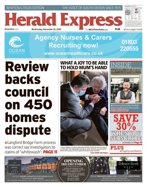 Herald Express Newton Abbot - 2020-11-25