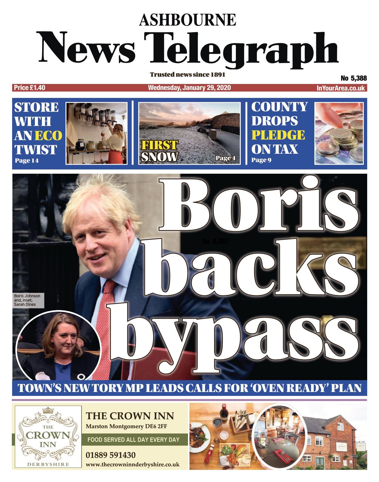 Ashbourne News Telegraph - 2020-01-29