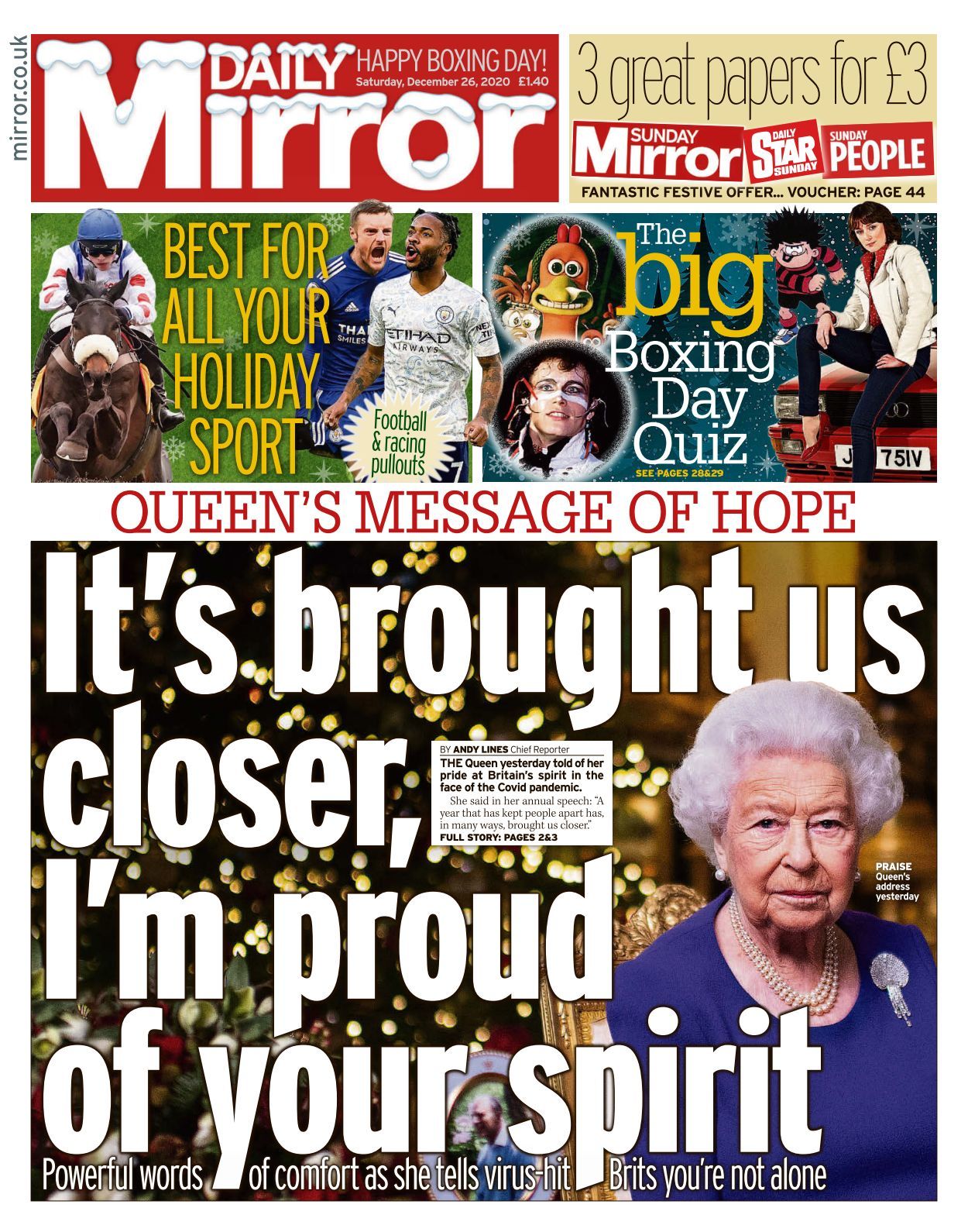 Daily Mirror - 2020-12-26