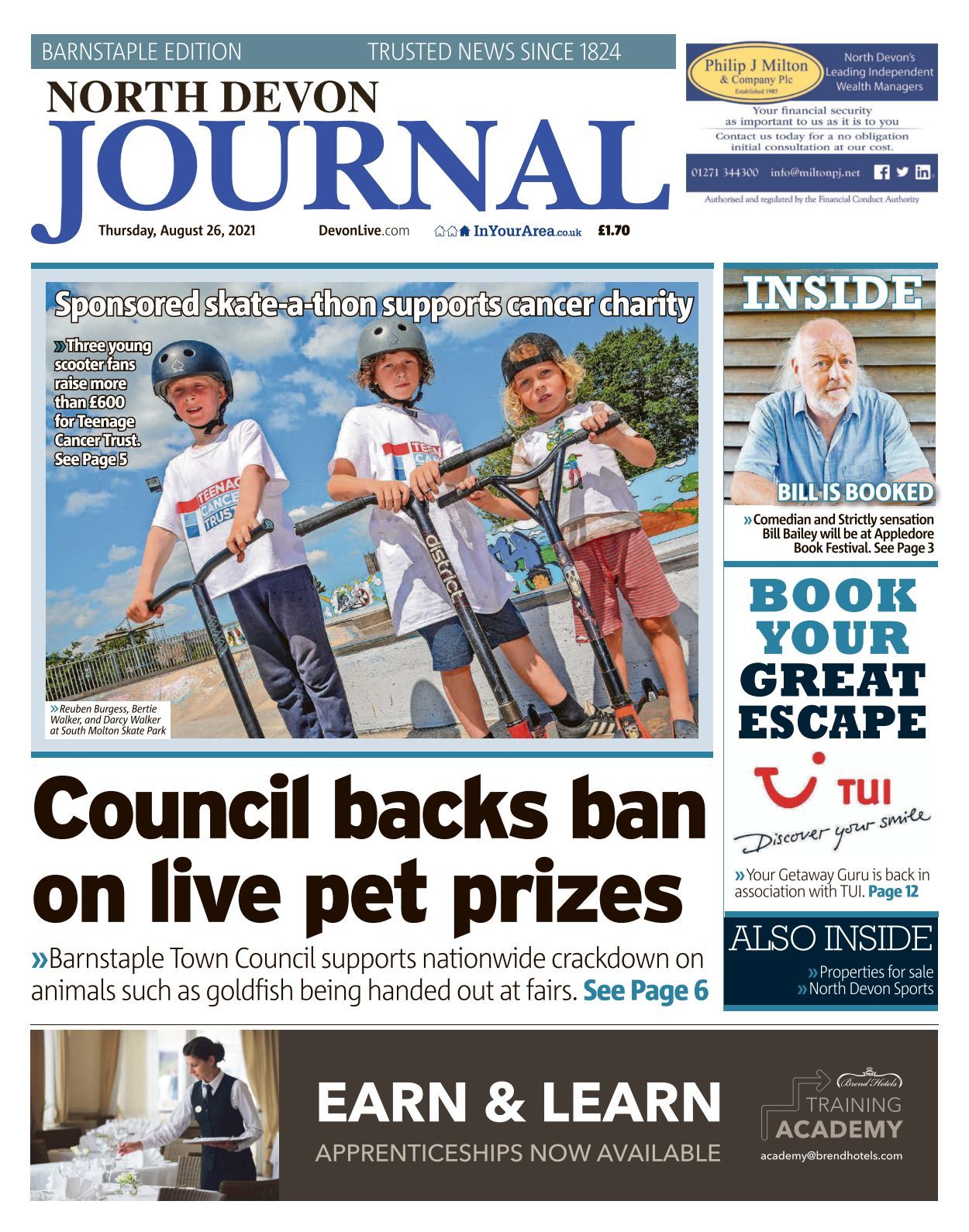 North Devon Journal Barnstaple - 2021-08-26