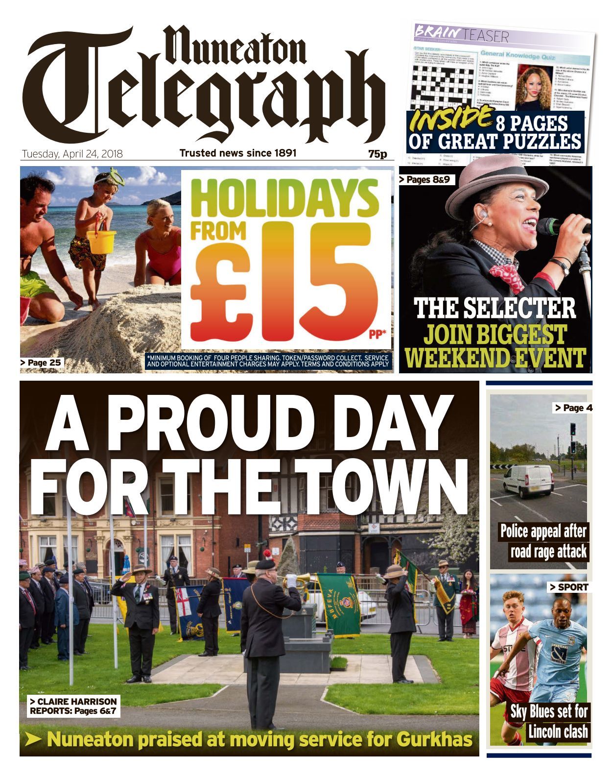 Nuneaton Telegraph - 2018-04-24