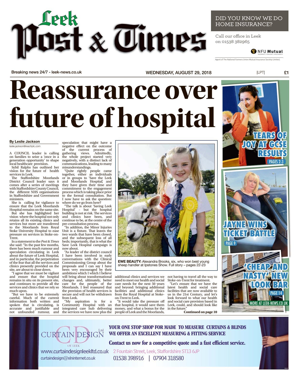 Leek Post And Times - 2018-08-29