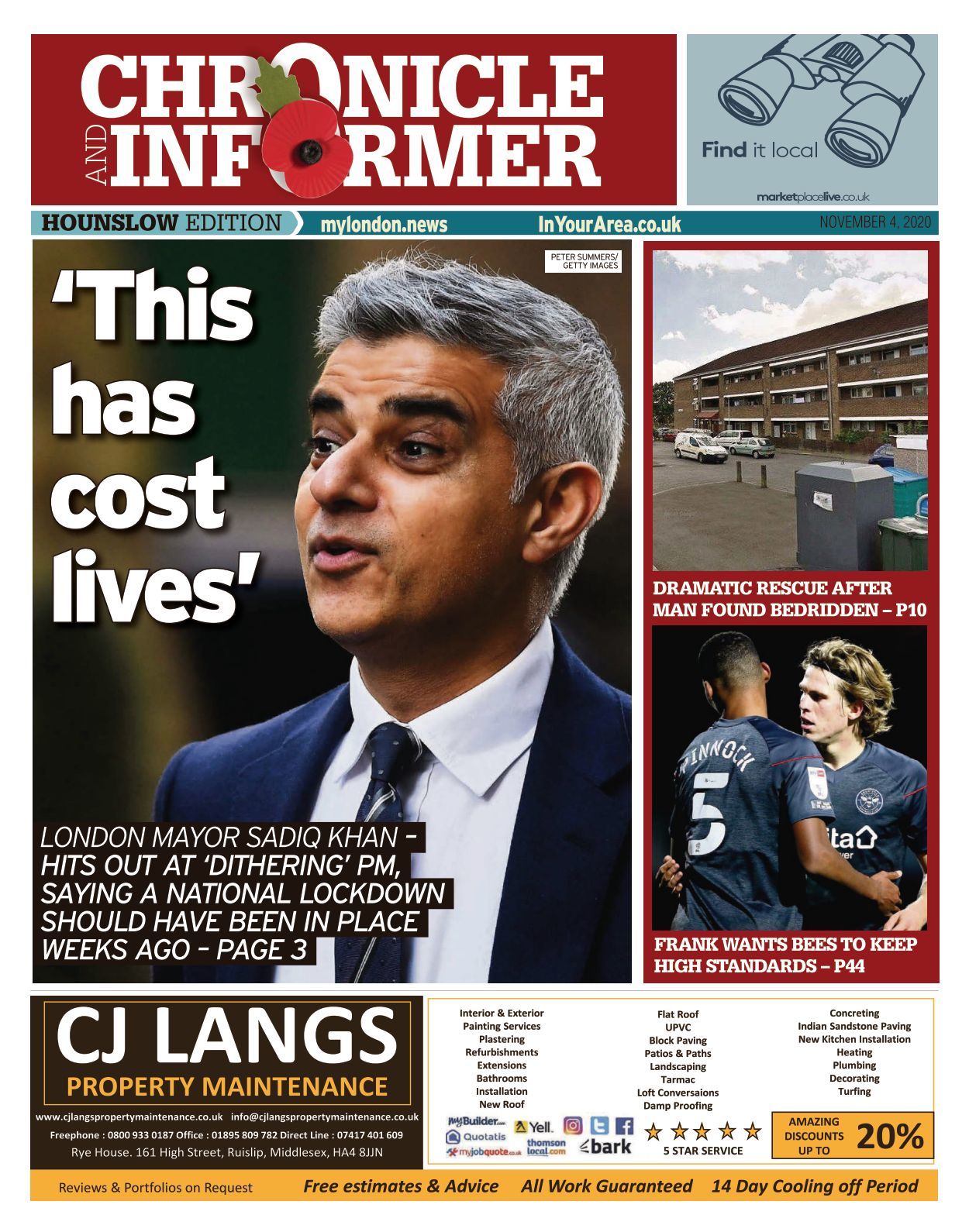 Chronicle And Informer - 2020-11-04