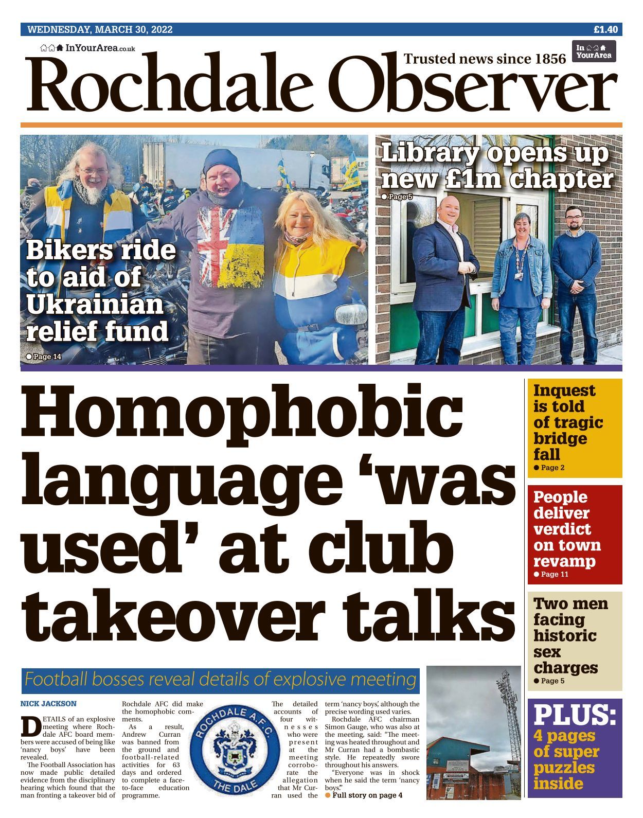 Rochdale Observer - 2022-03-30