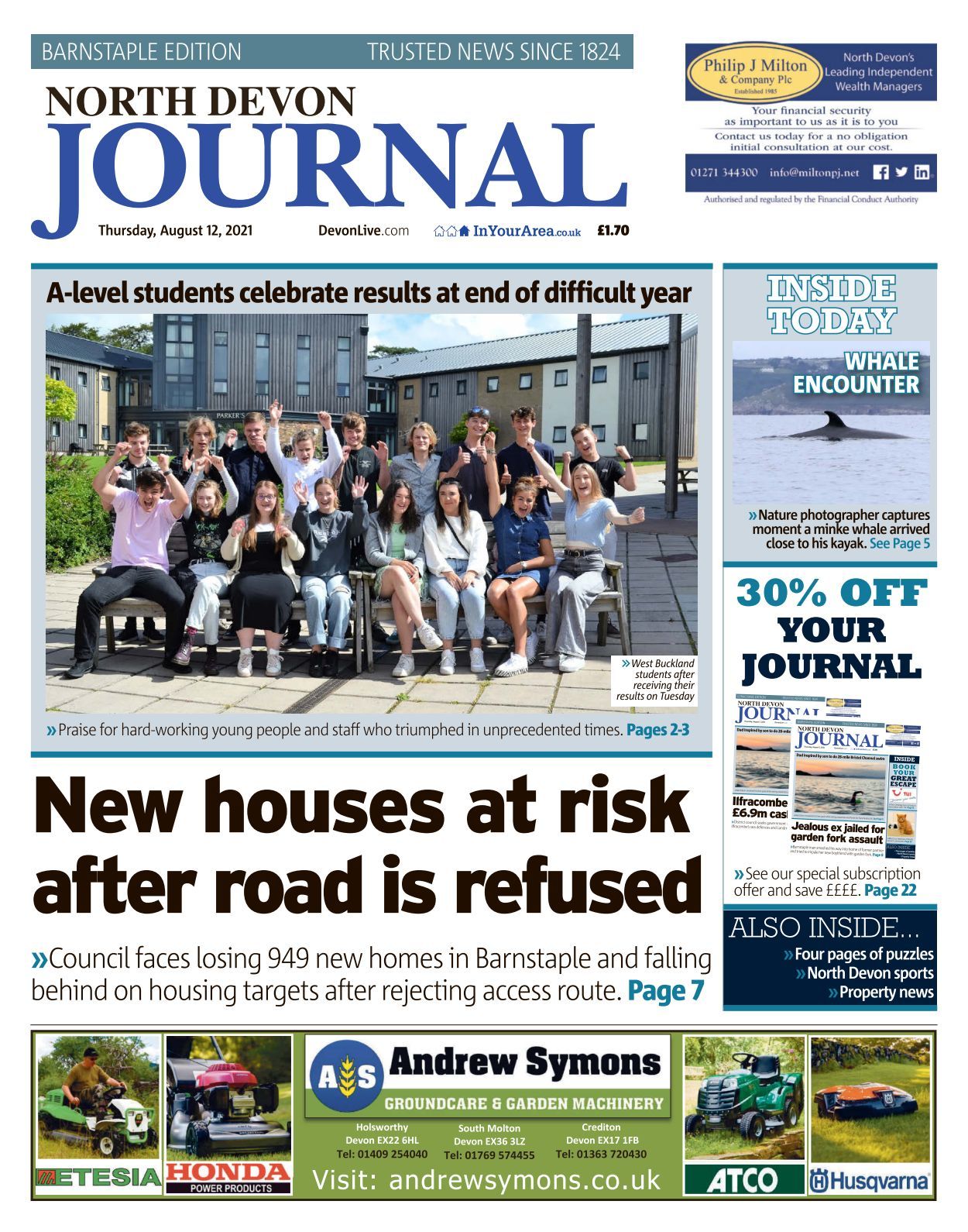 North Devon Journal Barnstaple - 2021-08-12