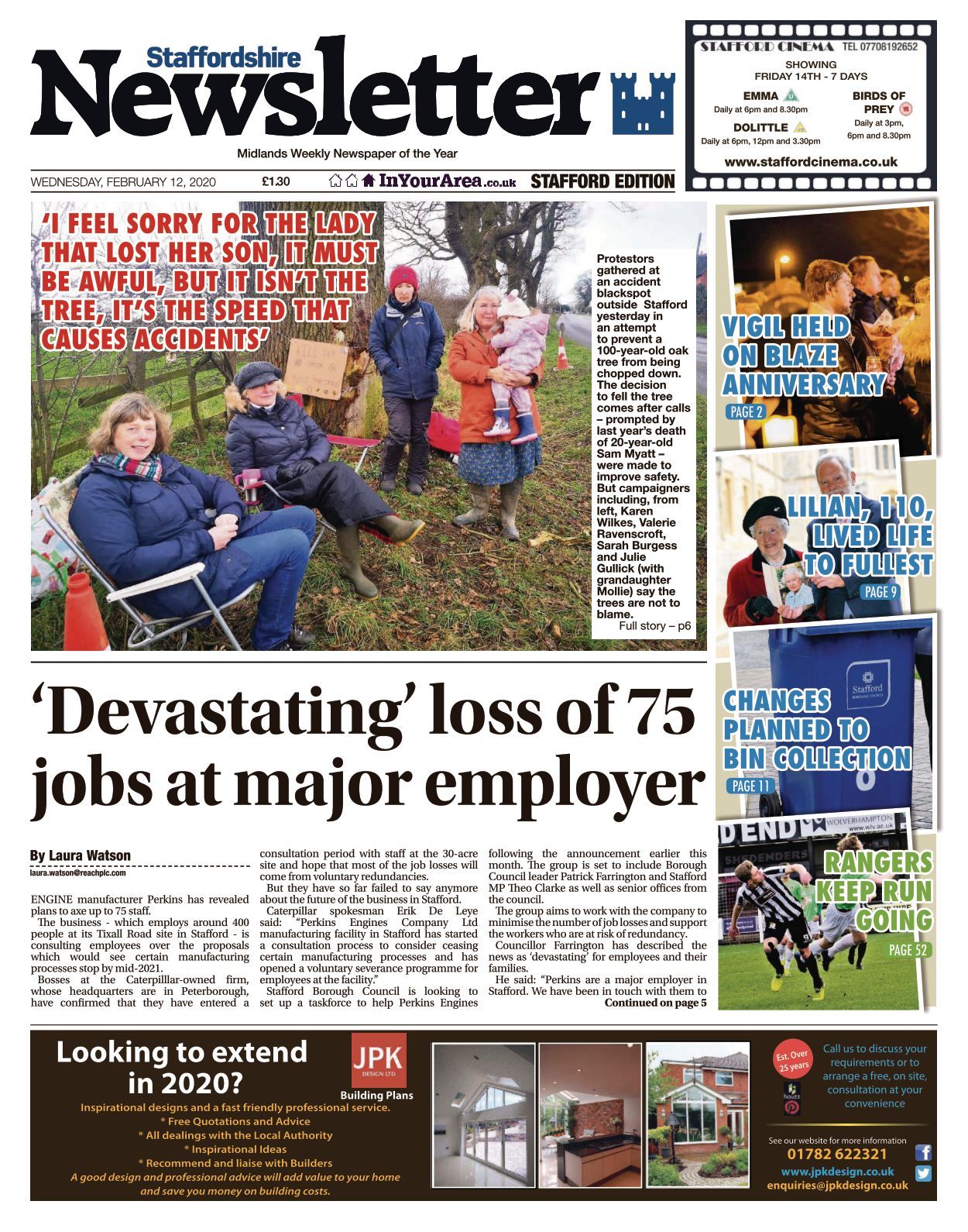 Staffordshire Newsletter - 2020-02-12