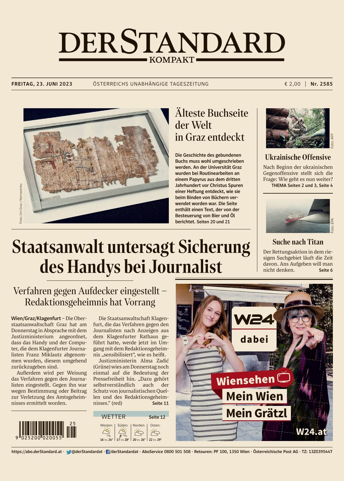 DER STANDARD Kompakt - 2023-06-23