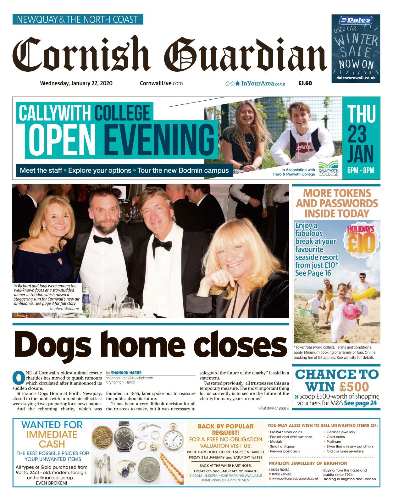 Cornish Guardian Newquay - 2020-01-22