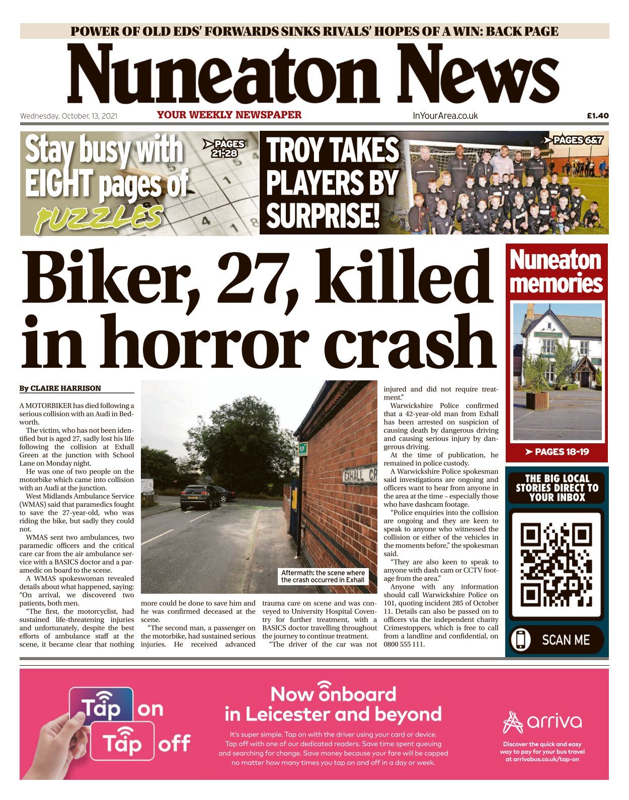 Nuneaton News - 2021-10-13