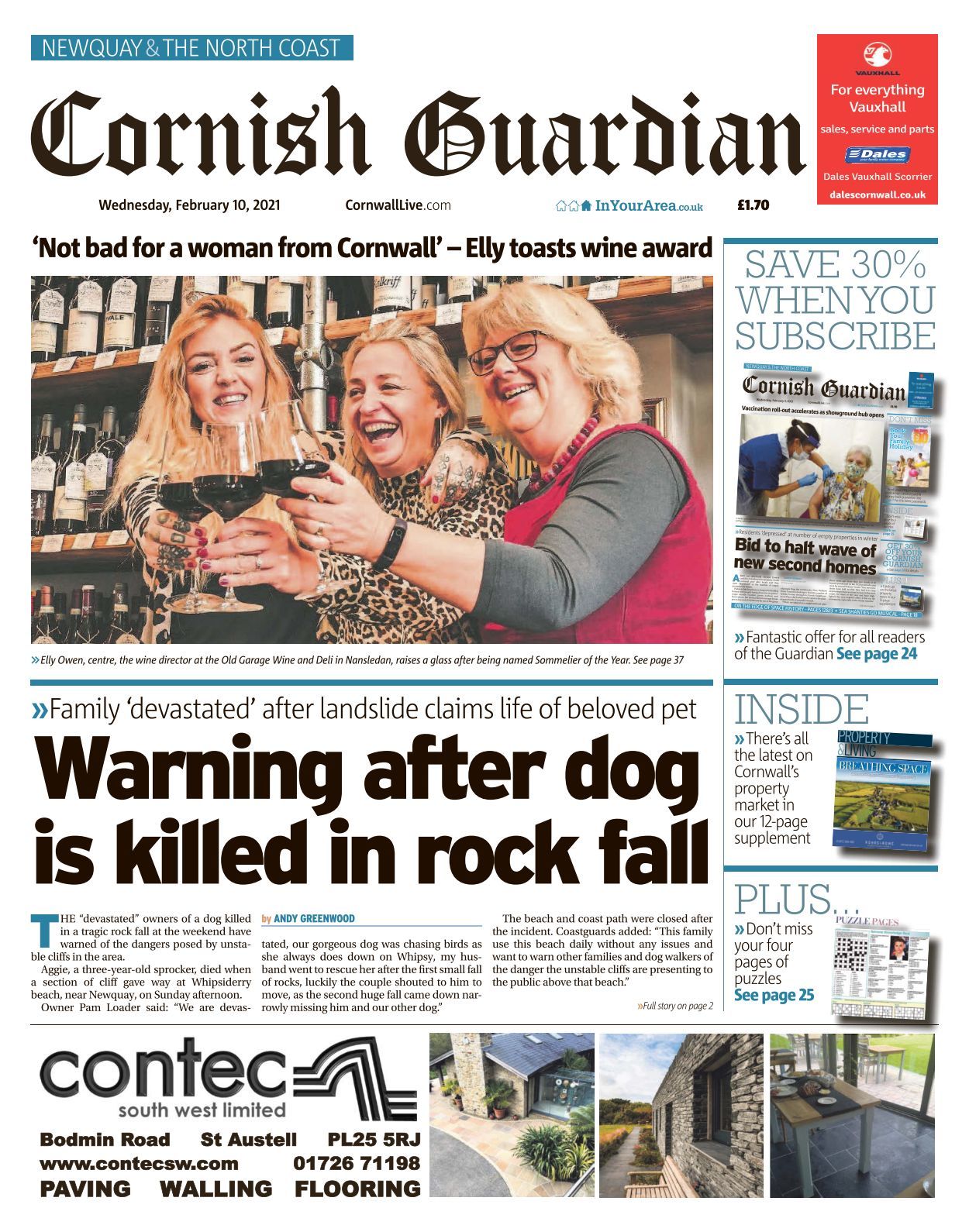 Cornish Guardian Newquay - 2021-02-10