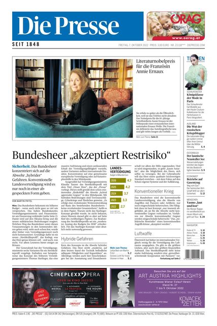 Die Presse - 2022-10-07