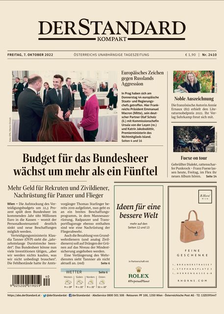 DER STANDARD Kompakt - 2022-10-07