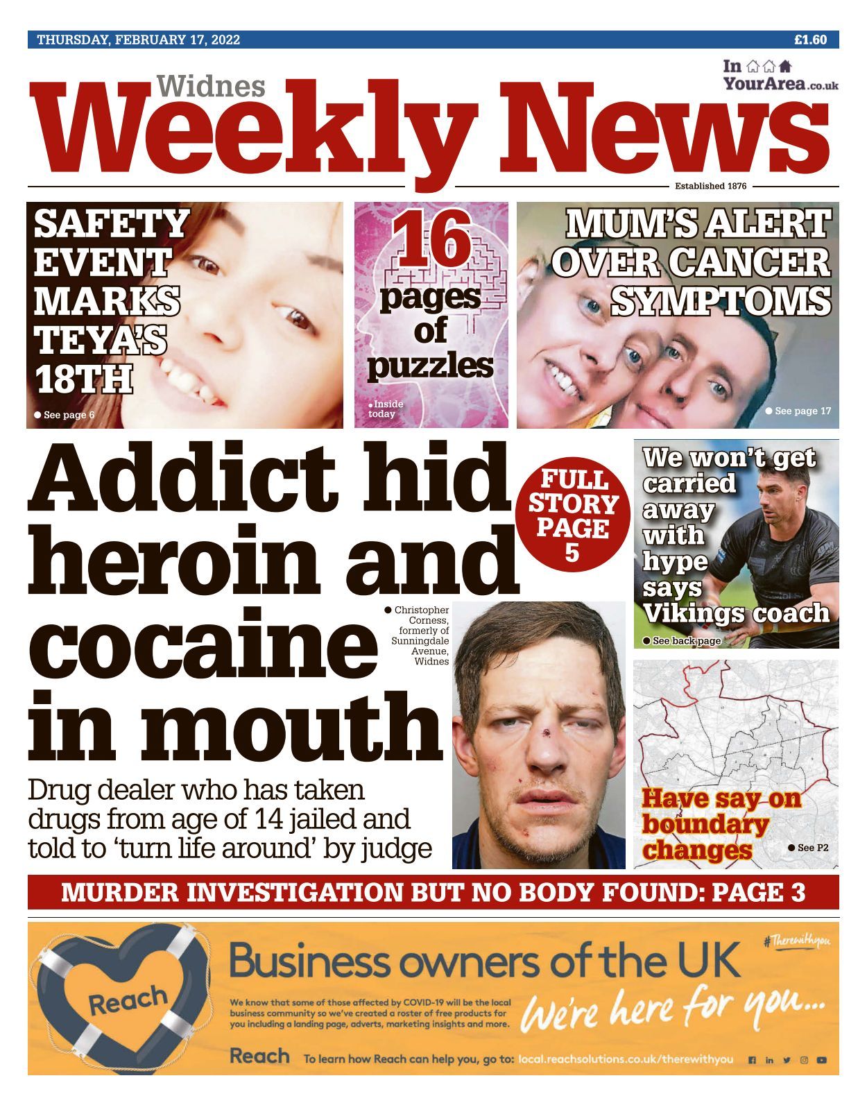 Widnes Weekly News - 2022-02-17