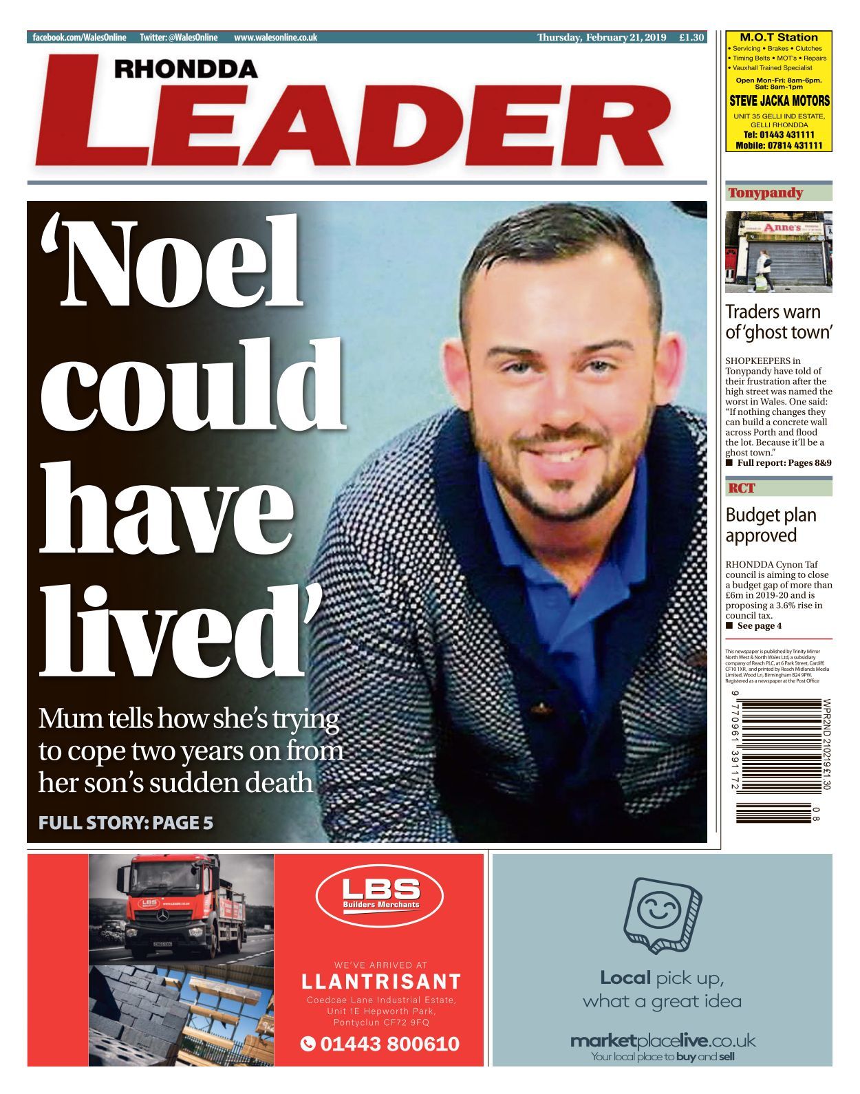 Rhondda Leader - 2019-02-21