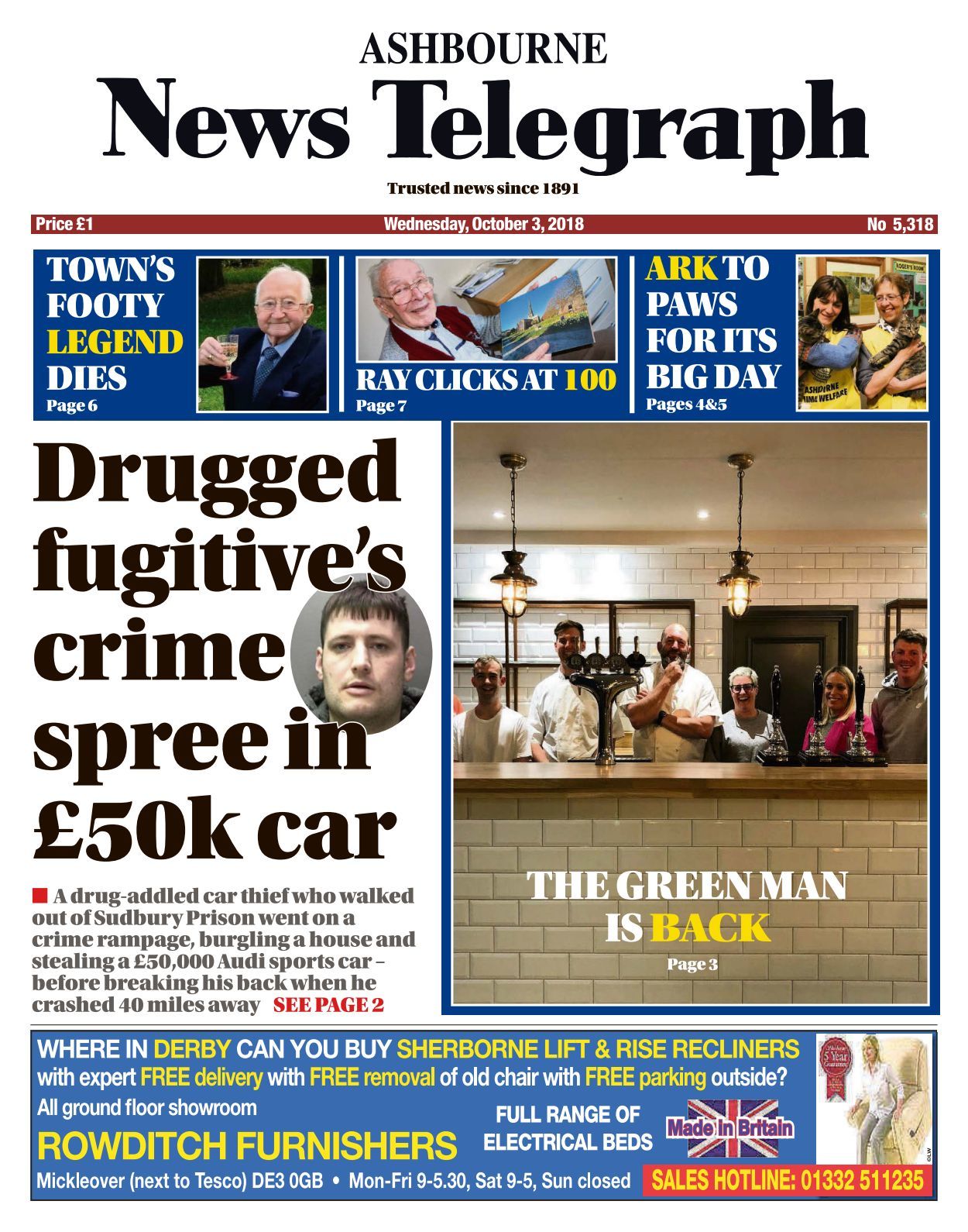 Ashbourne News Telegraph - 2018-10-03