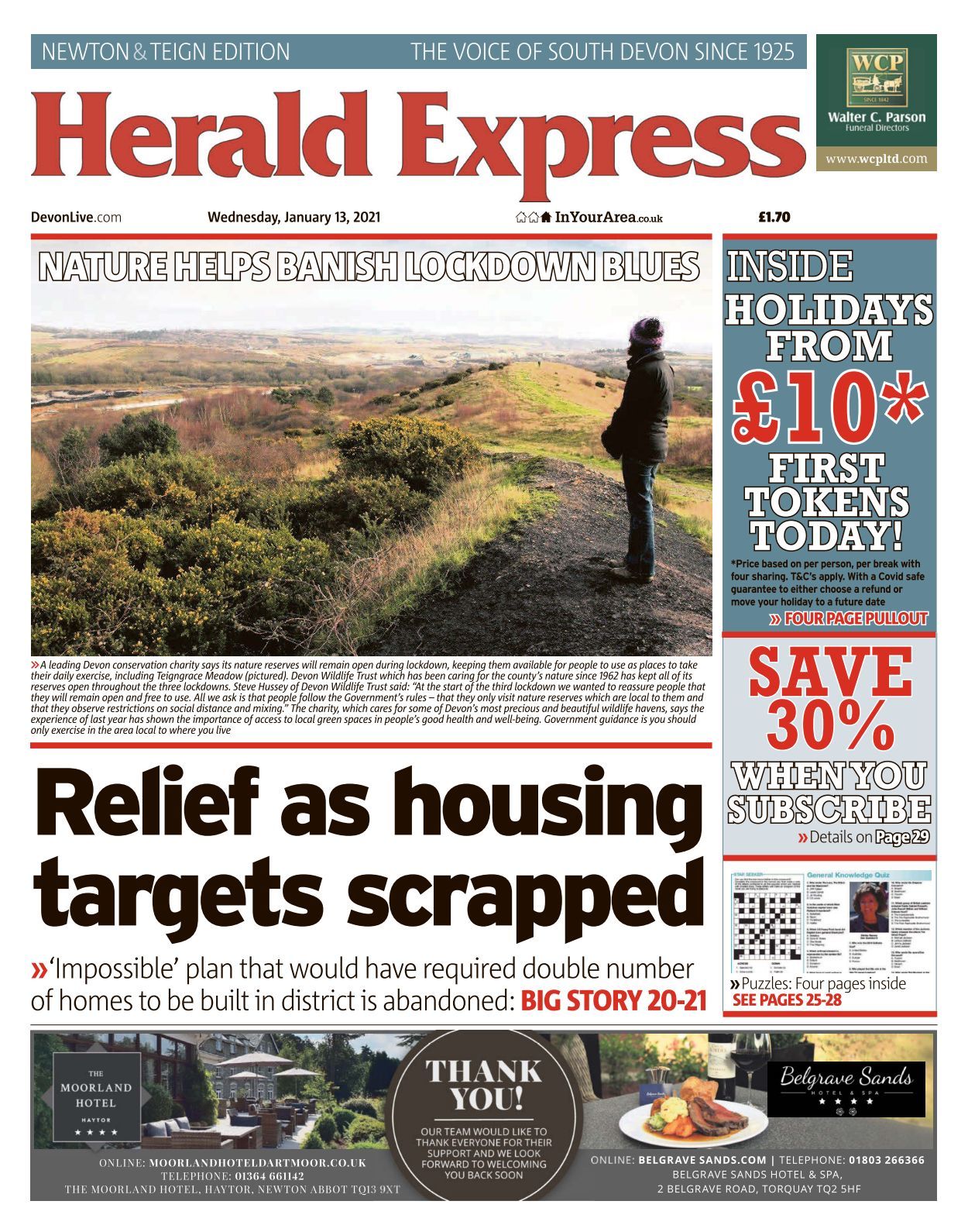 Herald Express Newton Abbot - 2021-01-13