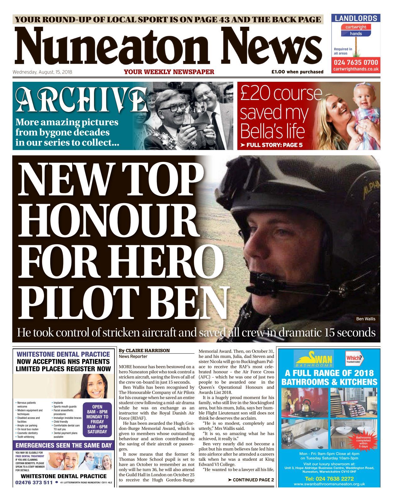 Nuneaton News - 2018-08-15