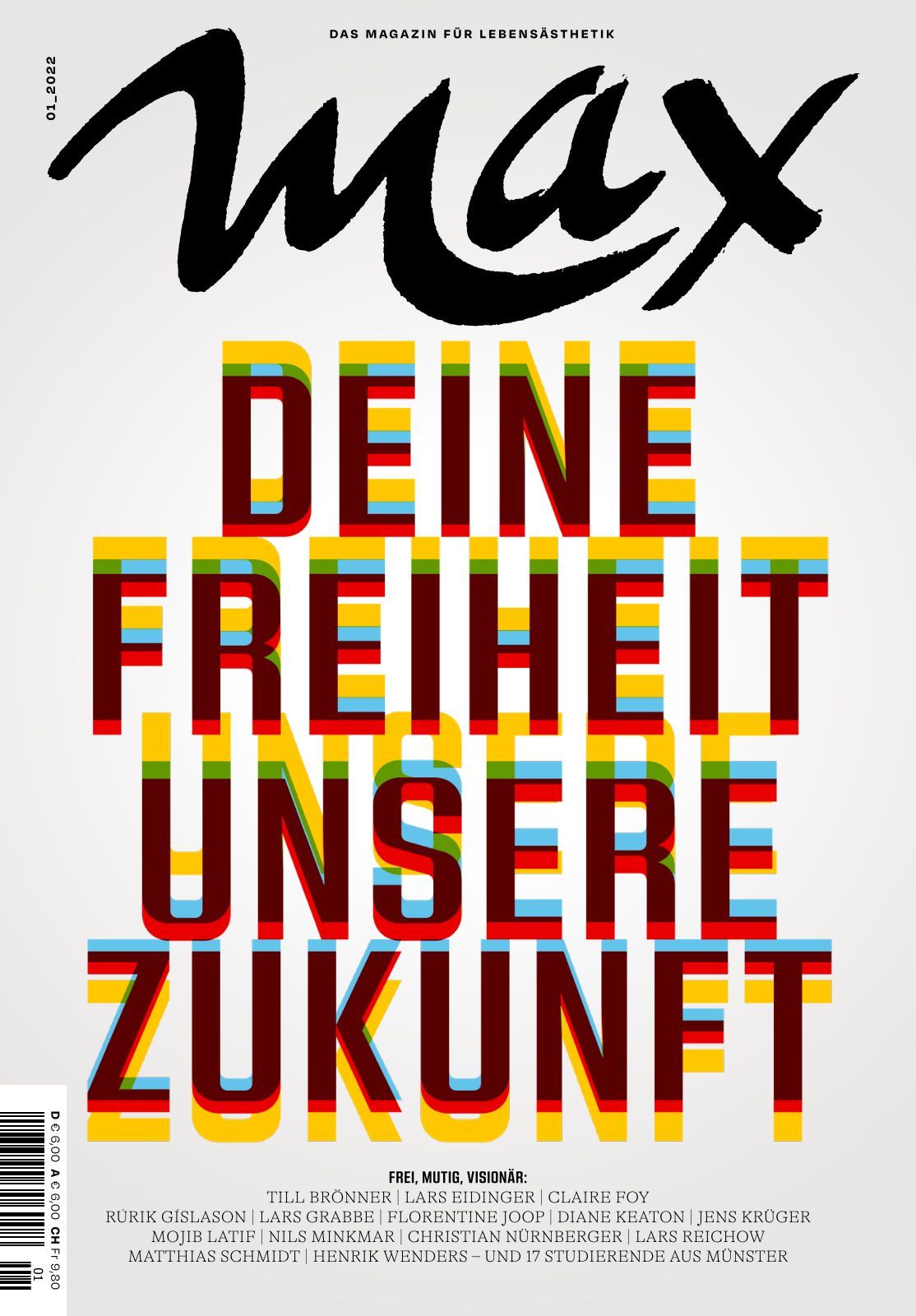 MAX Das Magazin für Lebensästhetik - Ausgabe 01/2022