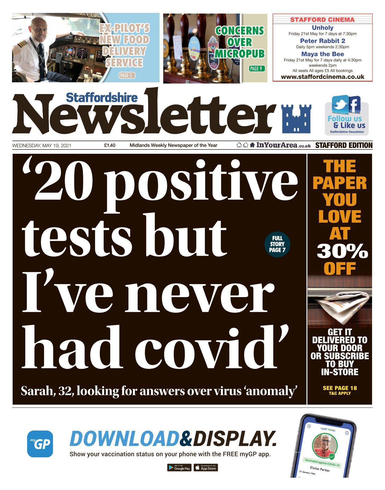 Staffordshire Newsletter - 2021-05-19