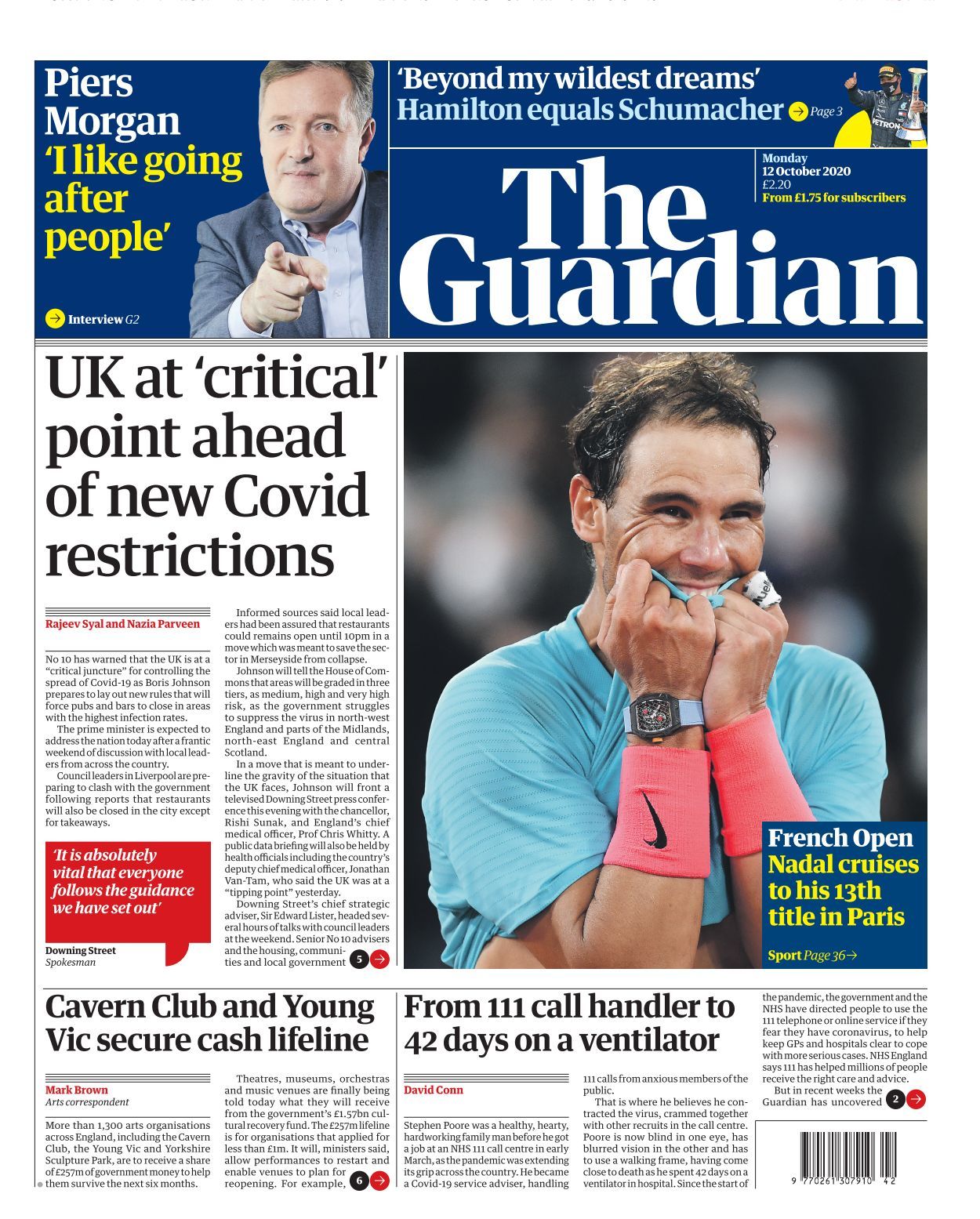 The Guardian - 2020-10-12