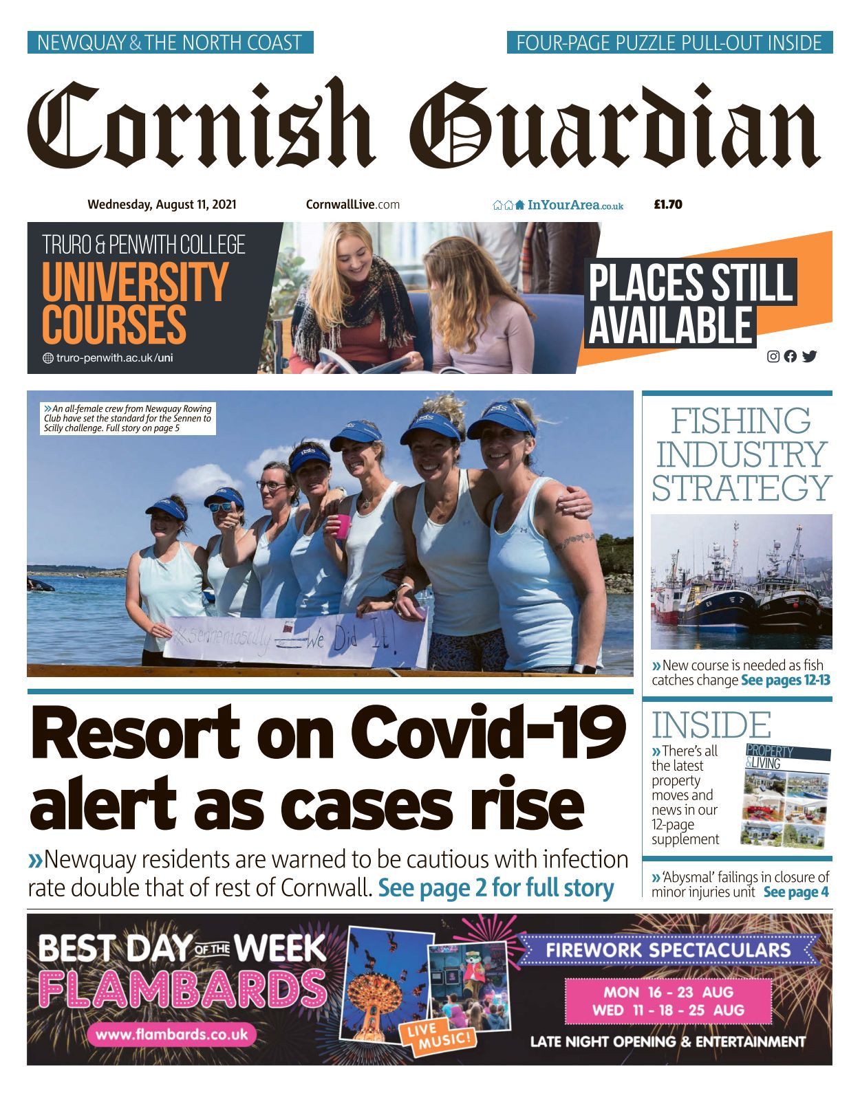 Cornish Guardian Newquay - 2021-08-11