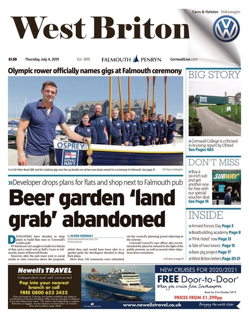 West Briton Falmouth - 2019-07-04