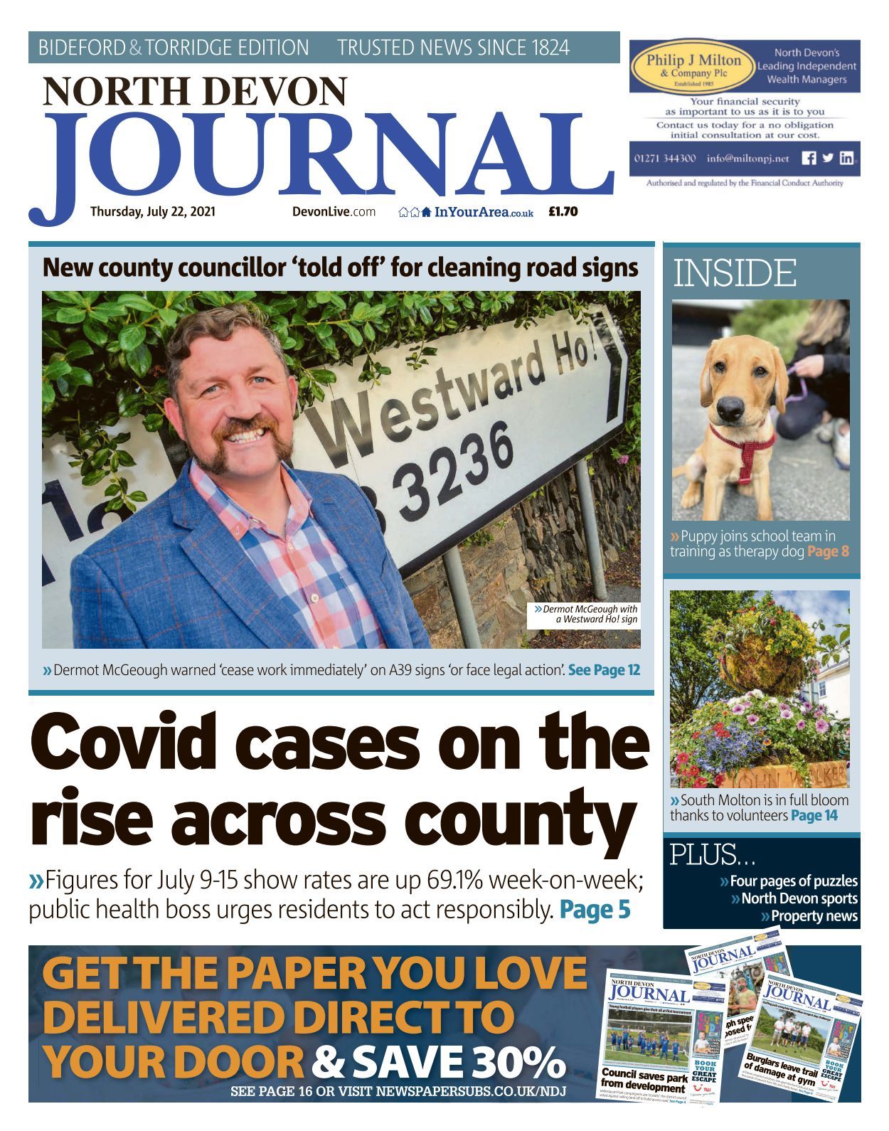 North Devon Journal Bideford - 2021-07-22