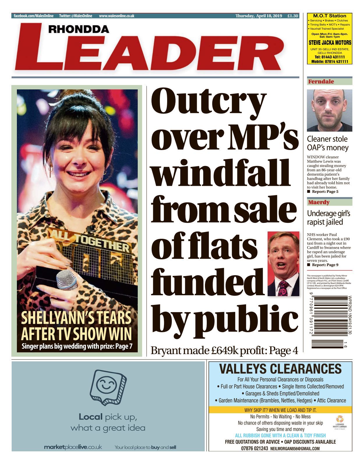 Rhondda Leader - 2019-04-18