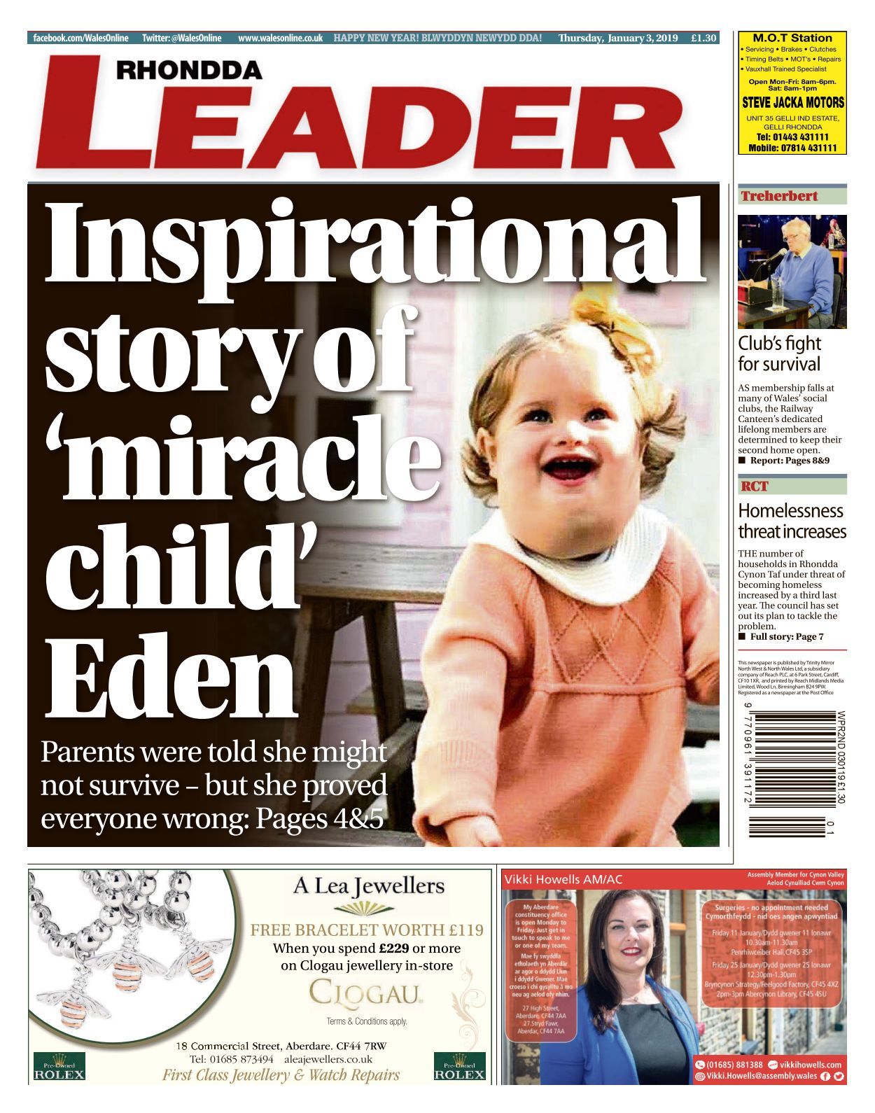 Rhondda Leader - 2019-01-03