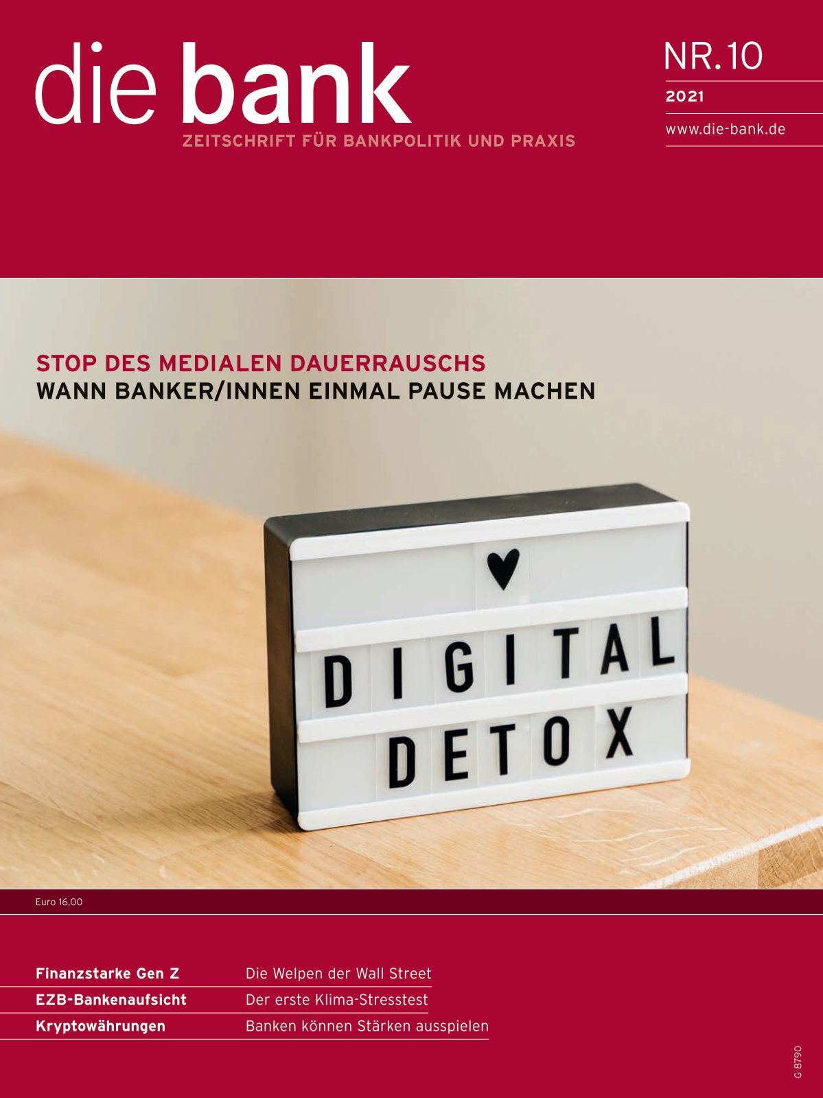 die bank - Ausgabe 10/2021