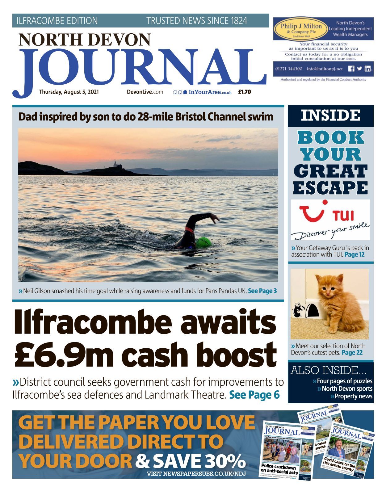 North Devon Journal Ilfracombe - 2021-08-05