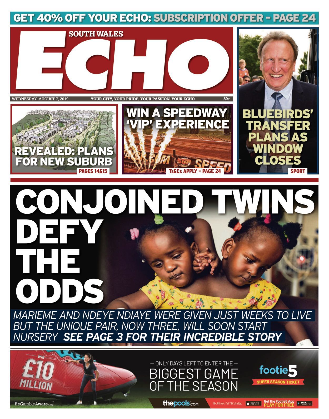 South Wales Echo - 2019-08-07