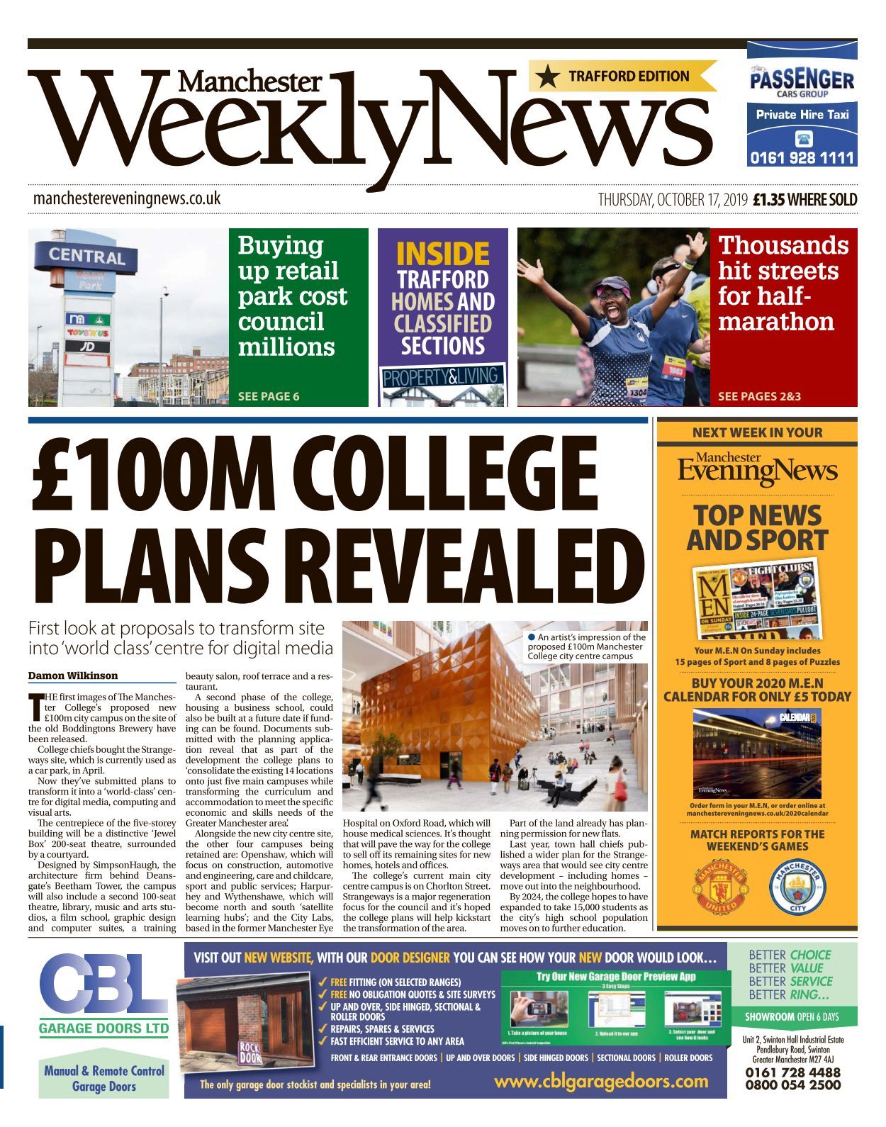 Manchester Weekly News Trafford - 2019-10-17