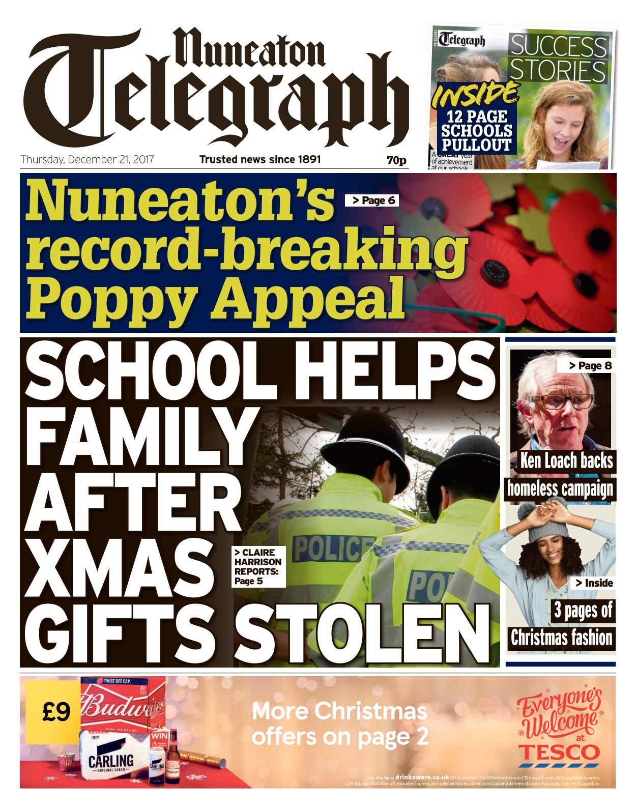 Nuneaton Telegraph - 2017-12-21