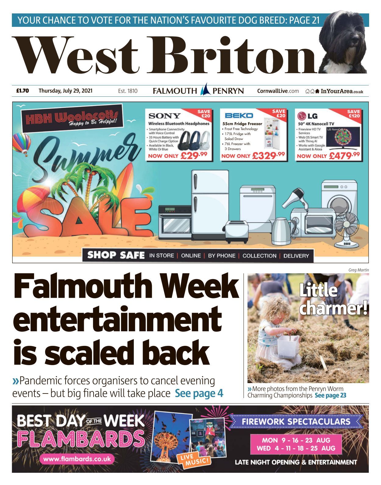 West Briton Falmouth - 2021-07-29