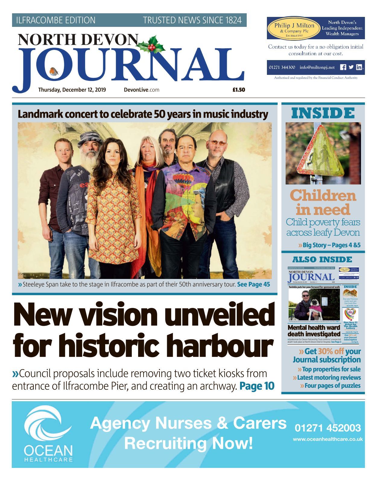 North Devon Journal Ilfracombe - 2019-12-12