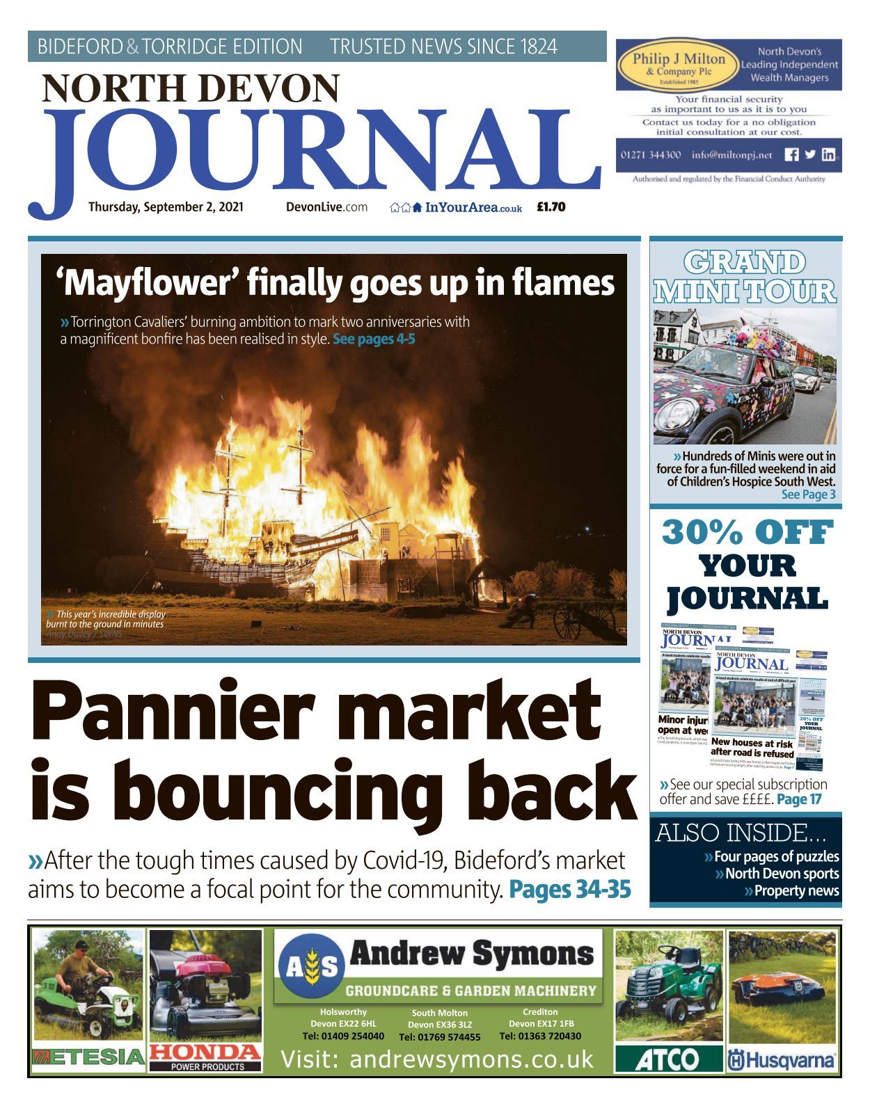 North Devon Journal Bideford - 2021-09-02