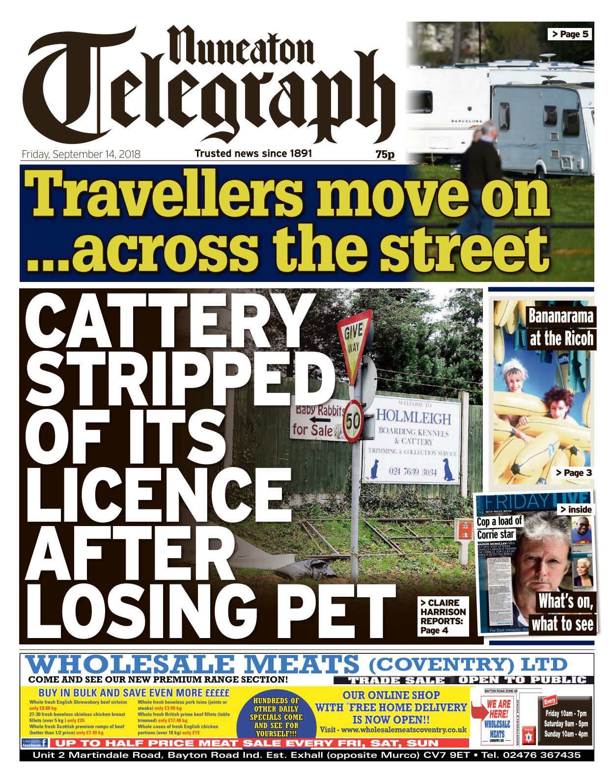 Nuneaton Telegraph - 2018-09-14