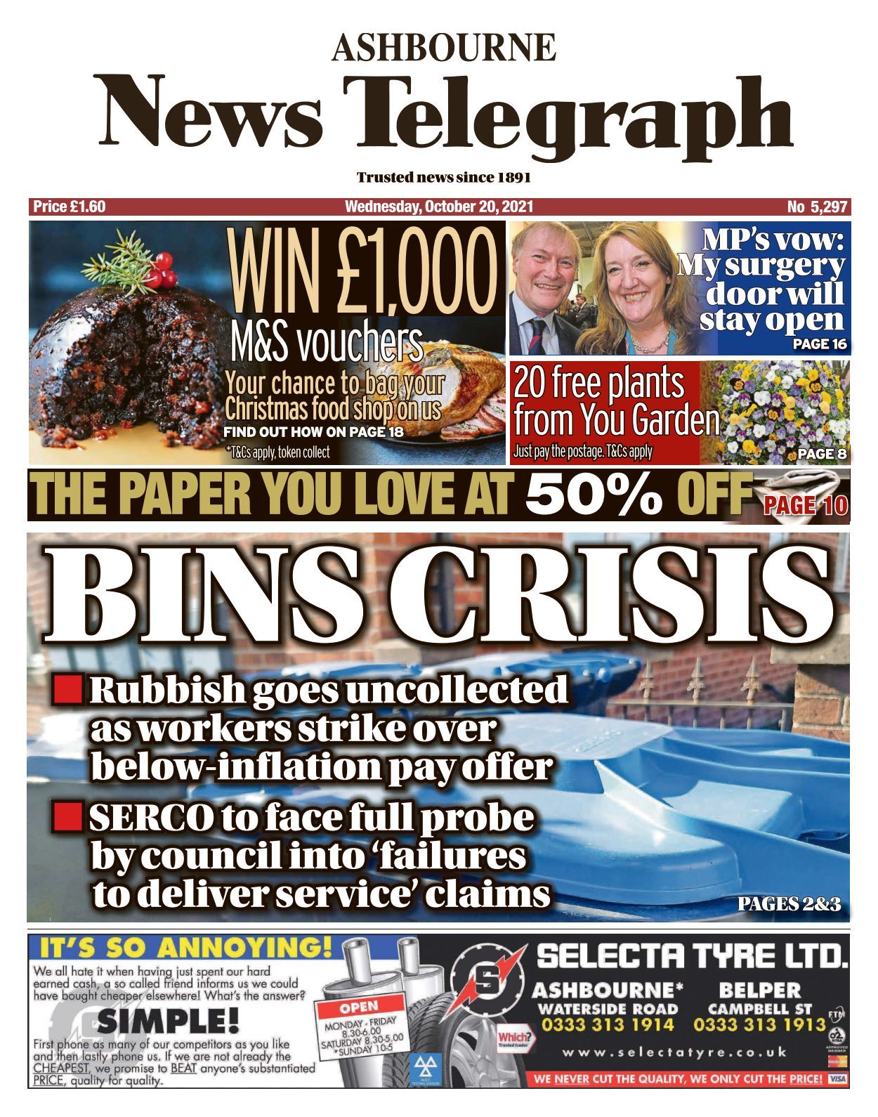 Ashbourne News Telegraph - 2021-10-20